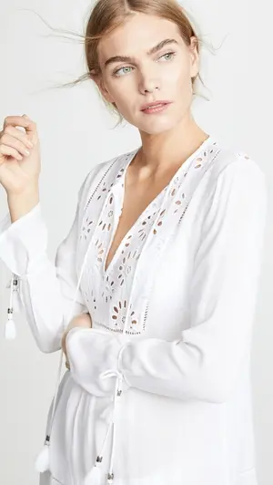 Playa Lucila Eyelet Tunic Dress