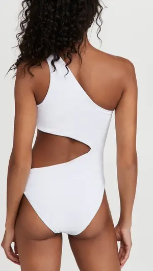 Beach Riot Celine One-piece - White