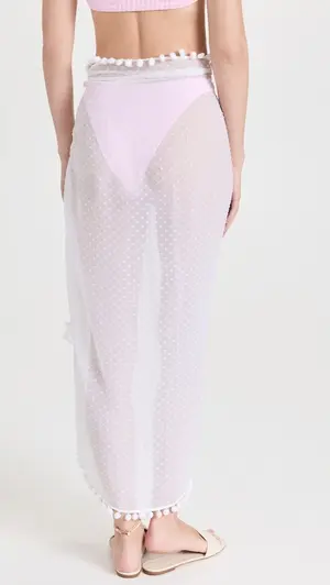 Playa Lucila Embroidered Sarong