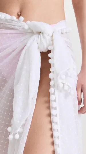 Playa Lucila Embroidered Sarong