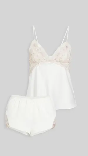 Flora Nikrooz Rosa Cami & Shorts Set - Ivory