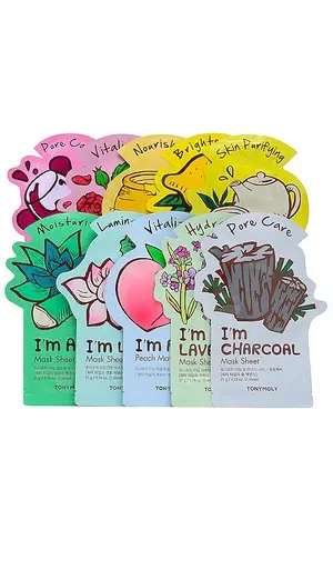 TONYMOLY Ready, Set, Glow! I'm Sheet Mask 10 Pack - N,a