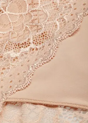 Simone Perele Caresse Blush Lace Briefs