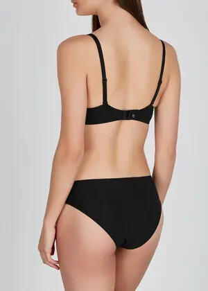 Simone Perele Delice Lace-trimmed Briefs - Black