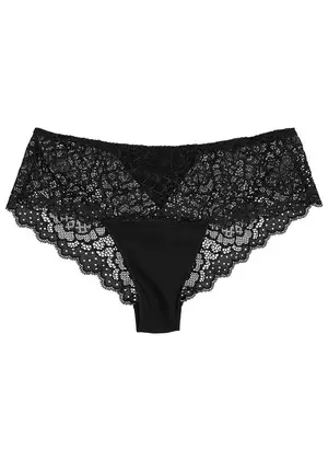 Simone Perele Caresse Lace Briefs - Black