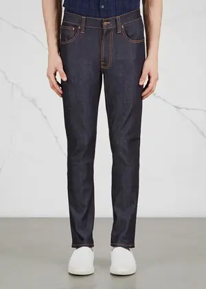 Nudie Jeans Lean Dean Slim-leg Jeans - Indigo