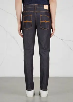 Nudie Jeans Lean Dean Slim-leg Jeans - Indigo