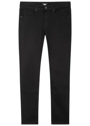 Paige Mid-rise Skinny Jeans - Black