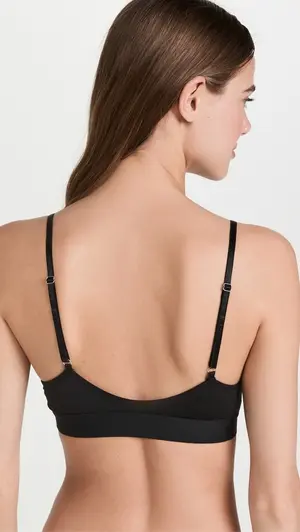 STRIPE & STARE T-shirt Bra - Black