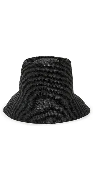 Janessa Leoné Felix Straw Hat - Black