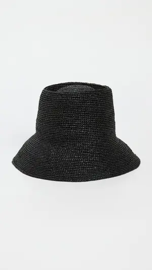 Janessa Leoné Felix Straw Hat - Black