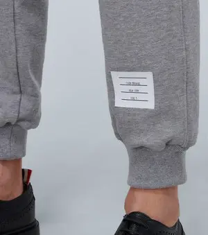 Thom Browne 4-bar Cotton Sweatpants - Grey
