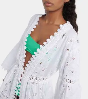 Melissa Odabash Robbi Cotton-lace Kaftan