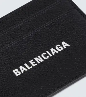 Balenciaga Cash Leather Card Holder