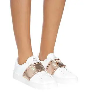 Valentino Garavani Rockstud Untitled Leather Sneakers