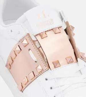 Valentino Garavani Rockstud Untitled Leather Sneakers