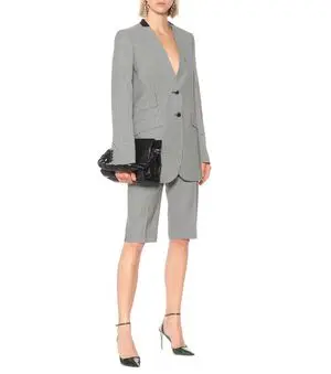 Givenchy Houndstooth Wool-blend Blazer