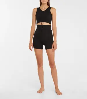 Live The Process Geometric Shorts - Black