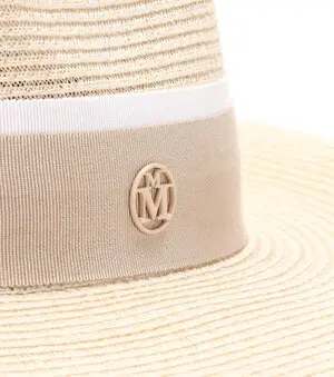 MAISON MICHEL Henrietta Straw Fedora