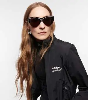 Balenciaga Ski Cat-eye Sunglasses