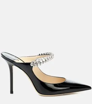 JIMMY CHOO Bing 100 Mules - Black
