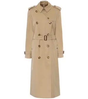 Burberry Cotton Trench Coat - Beige