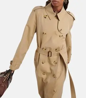 Burberry Cotton Trench Coat - Beige