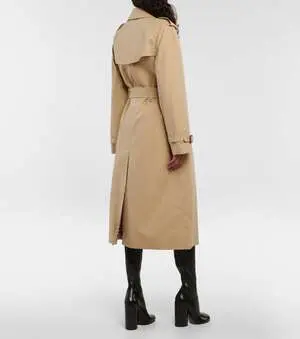 Burberry Cotton Trench Coat - Beige
