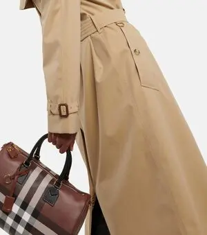 Burberry Cotton Trench Coat - Beige