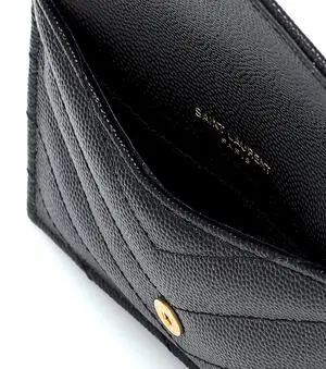 Saint Laurent Envelope Small Leather Wallet