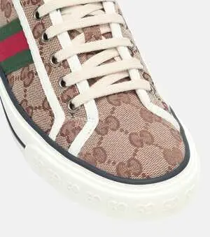 Gucci Tennis 1977 Canvas Sneakers - Beige