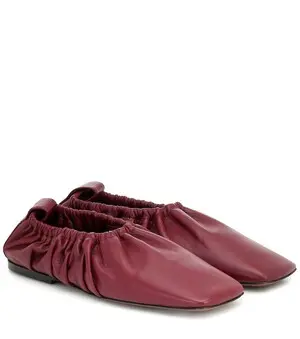 NEOUS Phinia Leather Ballet Flats