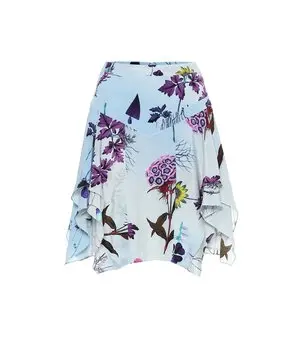 Stella McCartney Floral Silk Miniskirt - Multicoloured