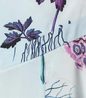 Stella McCartney Floral Silk Miniskirt