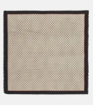 Gucci Gg Silk-blend Scarf