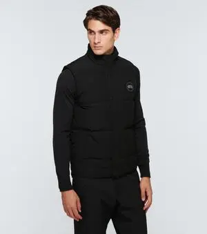 Canada Goose Label Garson Down Vest - Black