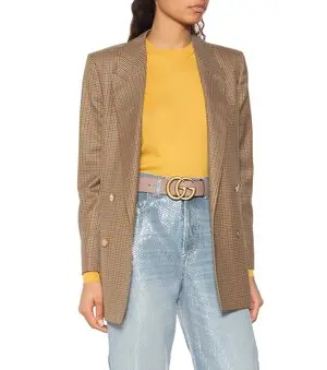 Gucci Gg Leather Belt