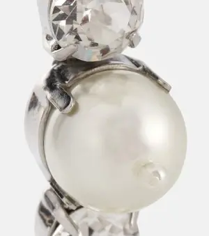 Simone Rocha Faux Pearl And Crystal-embellished Hair Clip