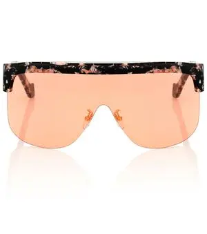 Loewe Oversized Shield Sunglasses - Brown