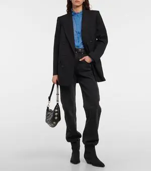 Isabel Marant Étoile Suede Ankle Boots - Black