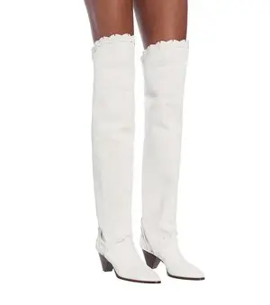 Isabel Marant Luiz Suede Over-the-knee Boots