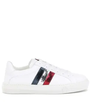 Moncler Ariel Leather Sneakers