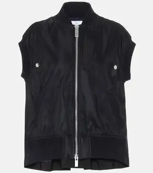 Sacai Nylon Vest - Black