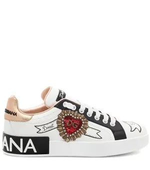 Dolce & Gabbana Portofino Leather Sneakers