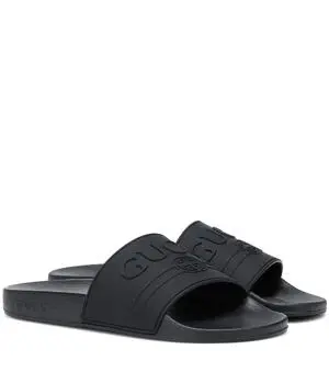 Gucci Logo-embossed Slides