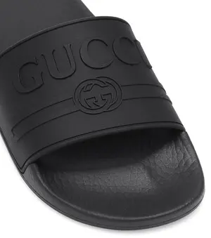 Gucci Logo-embossed Slides