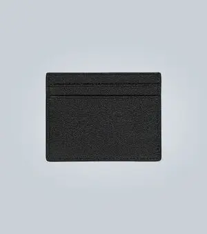 Saint Laurent Leather Card Holder - Black
