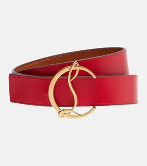 CHRISTIAN LOUBOUTIN Cl Logo Reversible Leather Belt - Multicoloured