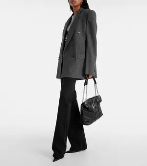 Saint Laurent Puffer Medium Leather Shoulder Bag - Black