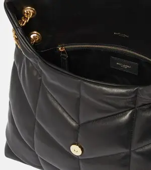 Saint Laurent Puffer Shoulder Bag - Black